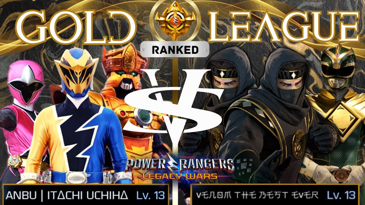 Power Rangers Legacy Wars | Ranked Gold League Battle | Aiyon Vs Black ...