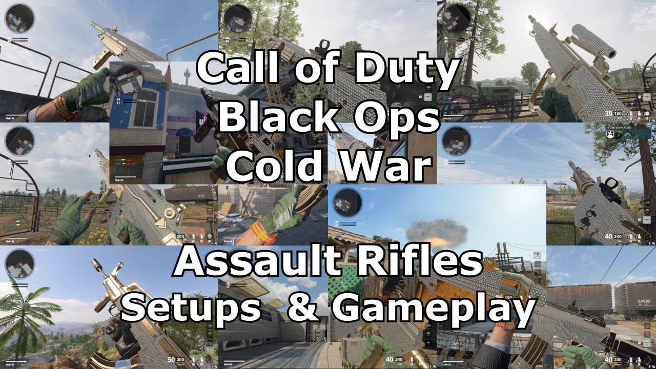 Assault Rifles's Setups & Gameplay - Call of Duty: Black Ops Cold War ...