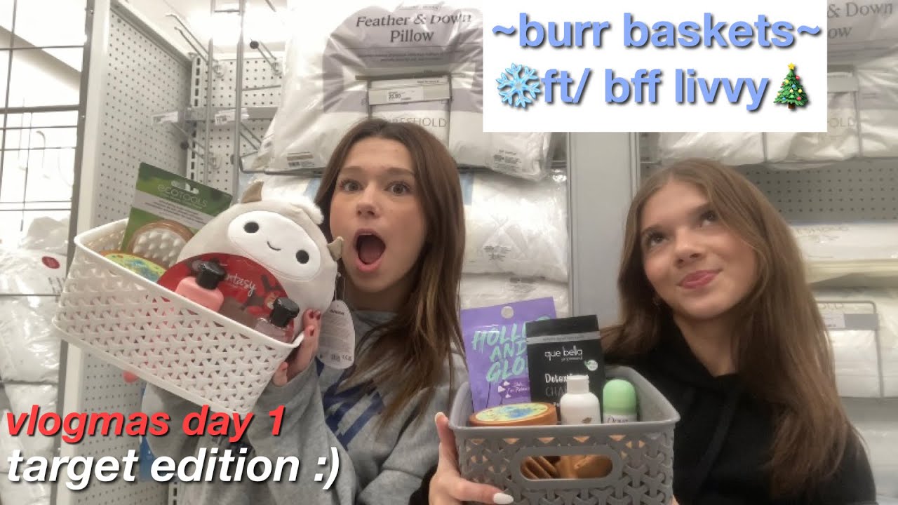 making bff burr baskets in target - YouTube