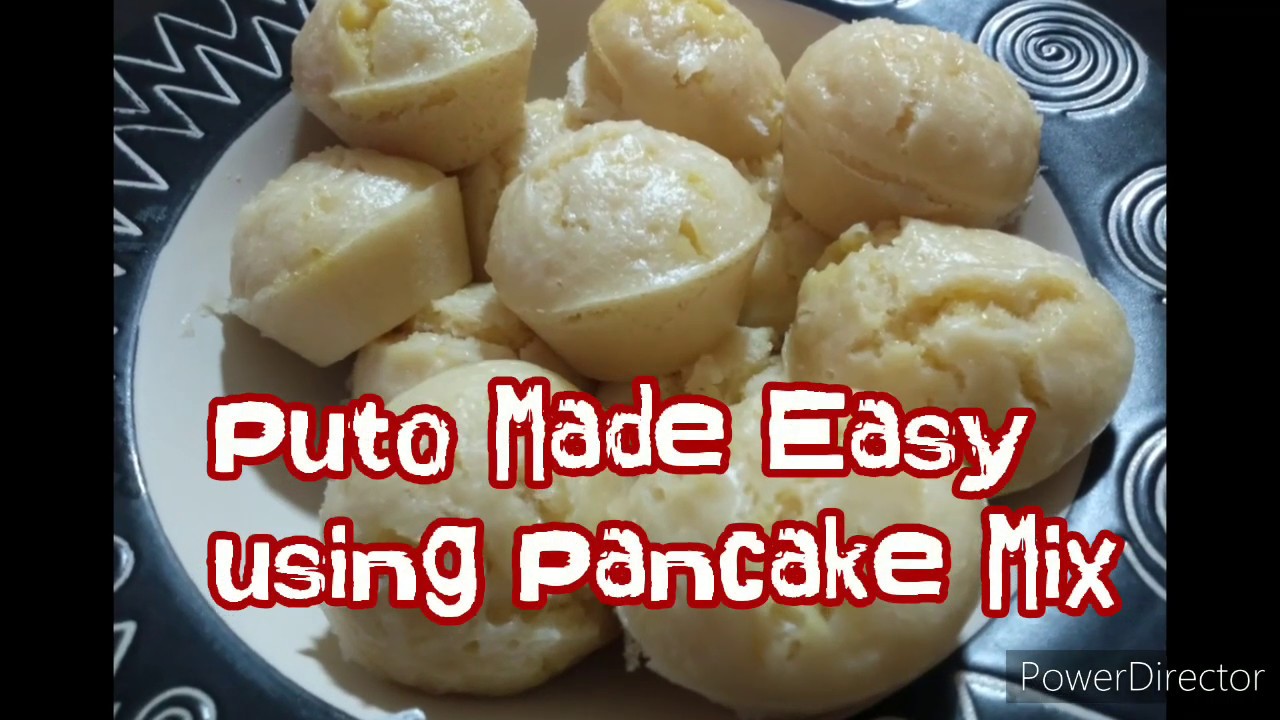 How to Make Puto Using Pancake Mix - YouTube
