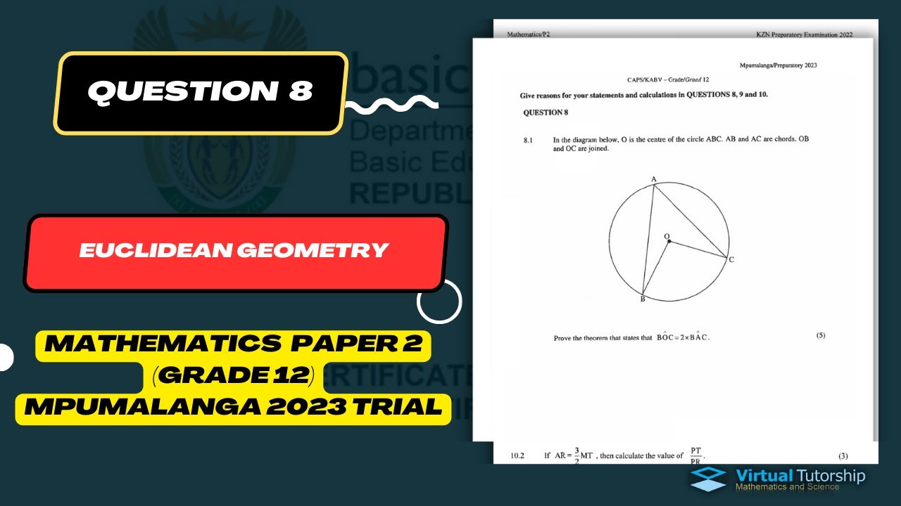 Euclidean Geometry (With Proof Question) (Grade 12): Mpumalanga ...