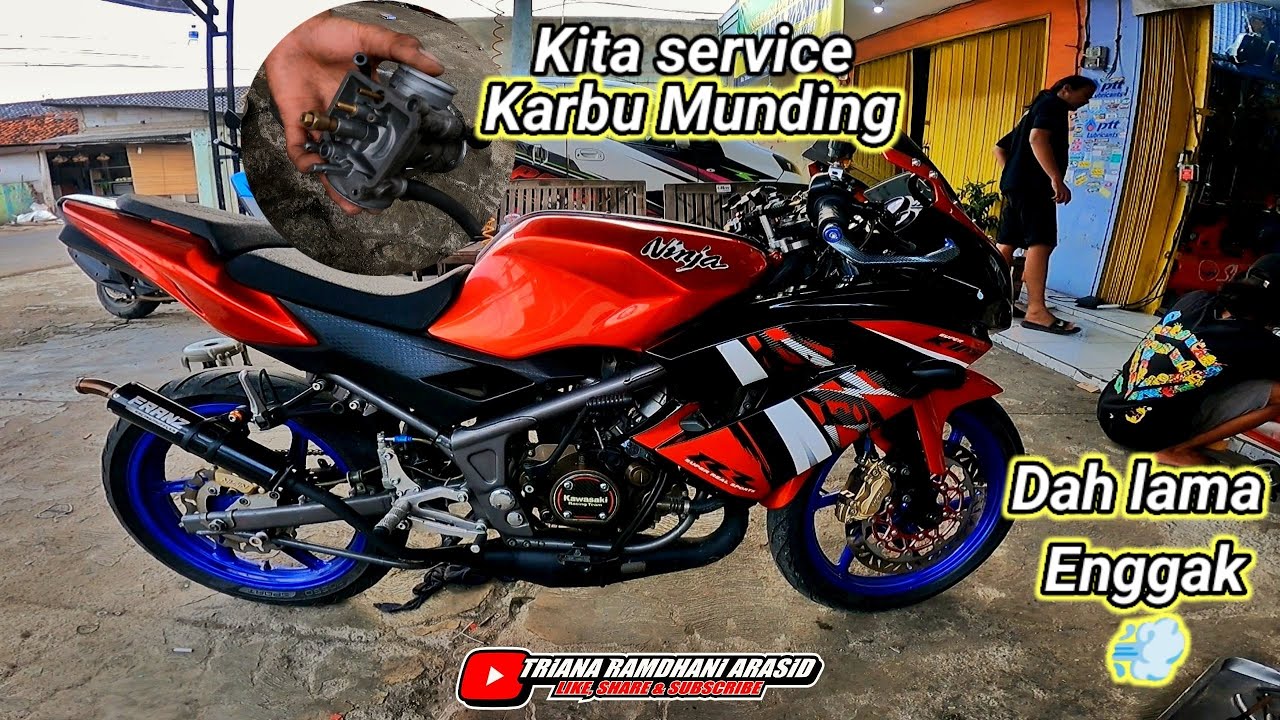 SERVICE NINJA RR ORANGE BIAR LARINYA KAYAK PELURU 🚀 - YouTube