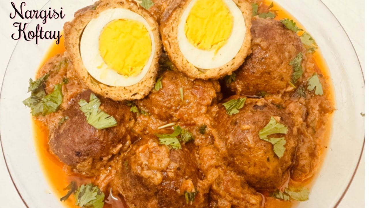 Chicken Nargisi Kofta Recipe - Egg Stuffed Meatballs Recipe By Ama hawa ...