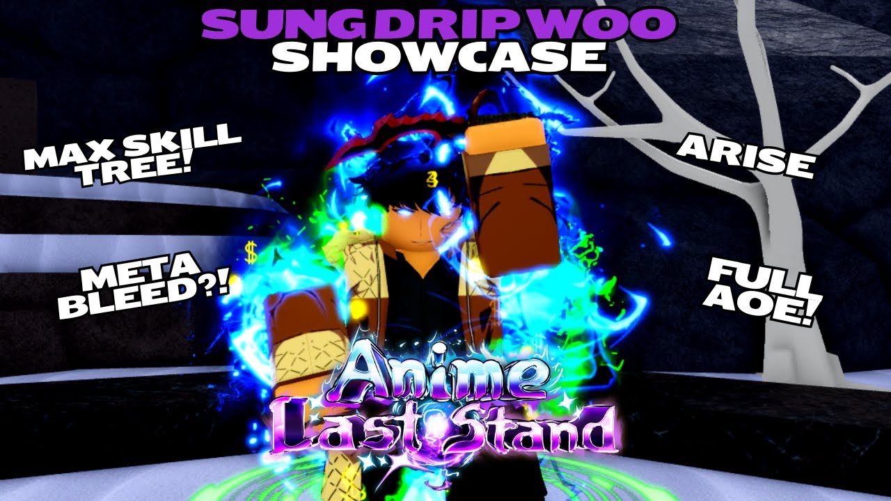 Showcasing Max Skill Tree Sung Jin Woo (Winter) in Anime Last Stand ...