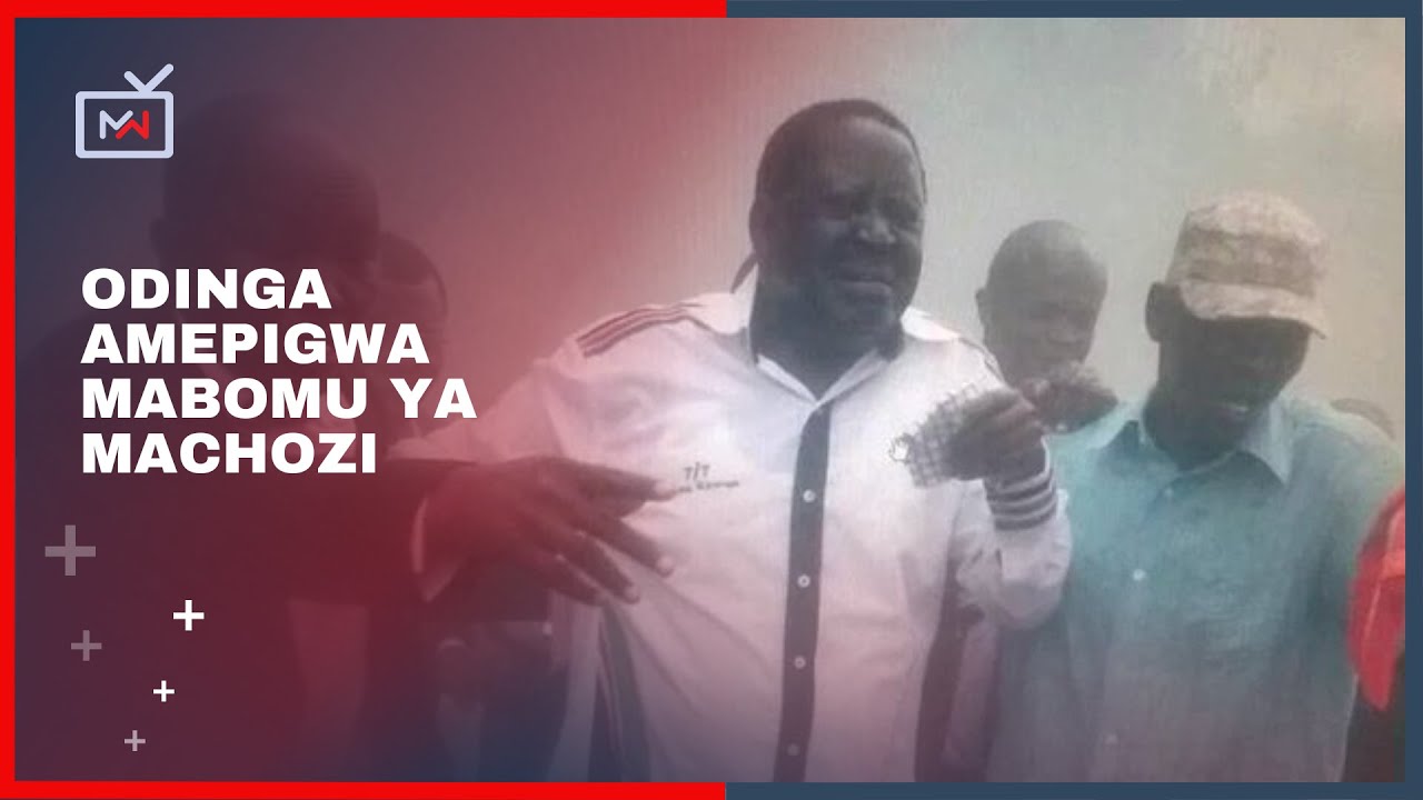 LIVE: KIONGOZI WA AZIMIO RAILA ODINGA AMEPIGWA MABOMU YA MACHOZI! - YouTube
