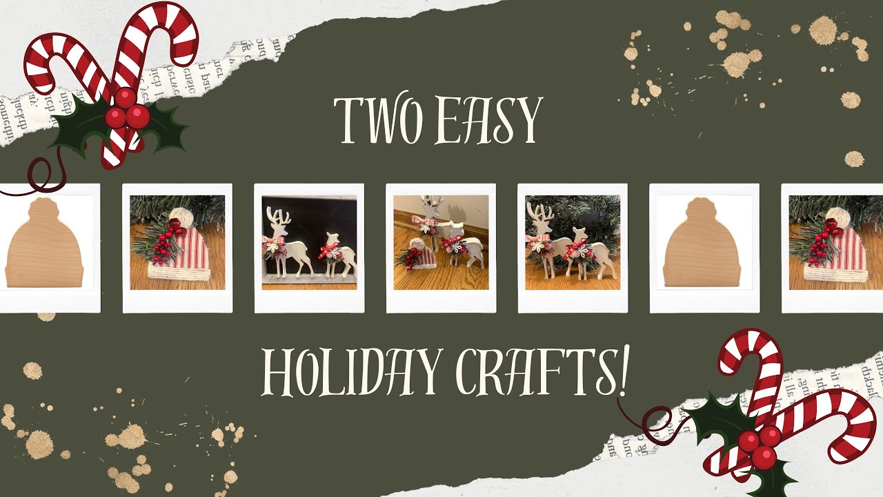Two Easy Holiday Crafts YouTube two-easy-holiday-crafts-youtube