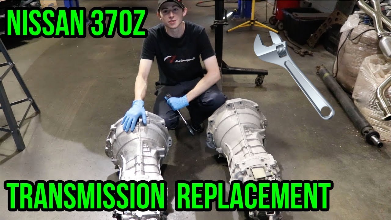 Nissan 370Z Transmission Replacement // F1 Motorsports - YouTube