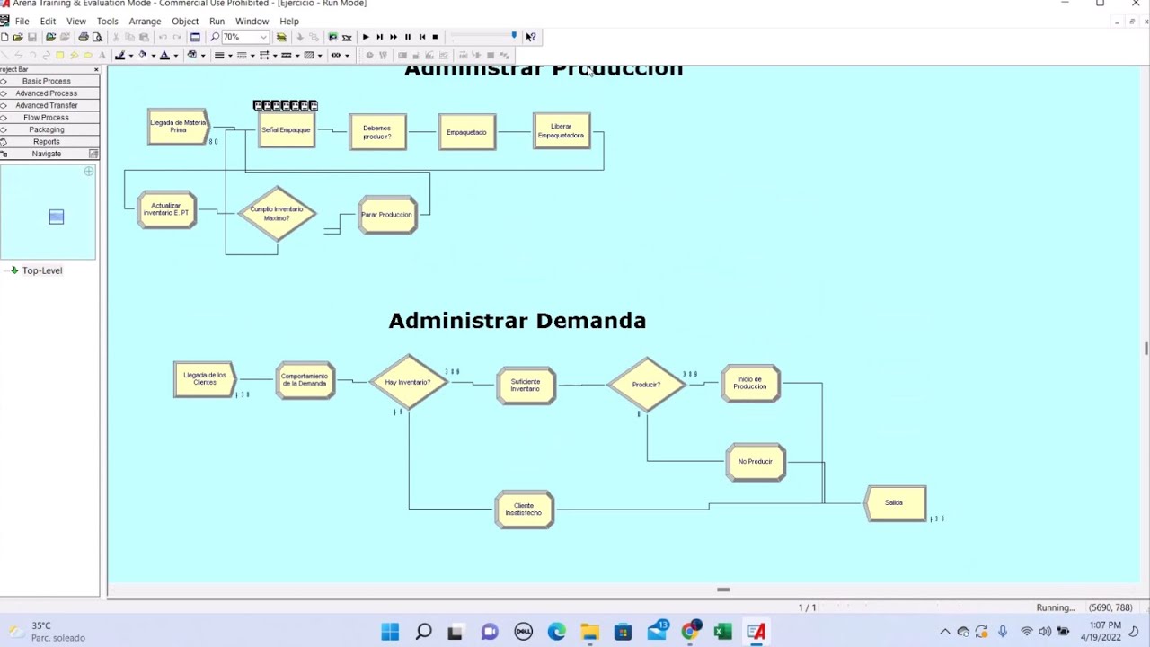 Ejercicio Practico en Simulador Arena - YouTube