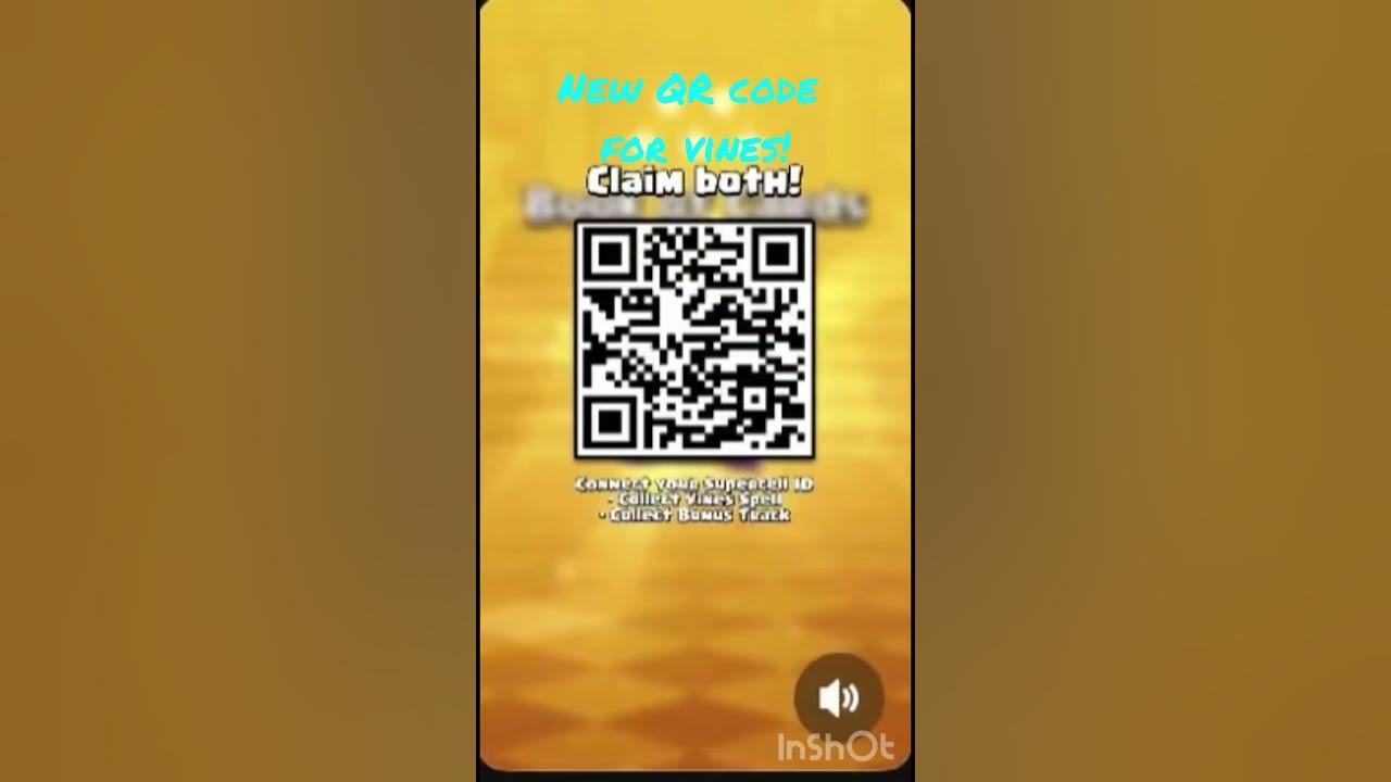 New QR code for vines in clash Royale! #clashroyale #clash #free #code #vines - YouTube