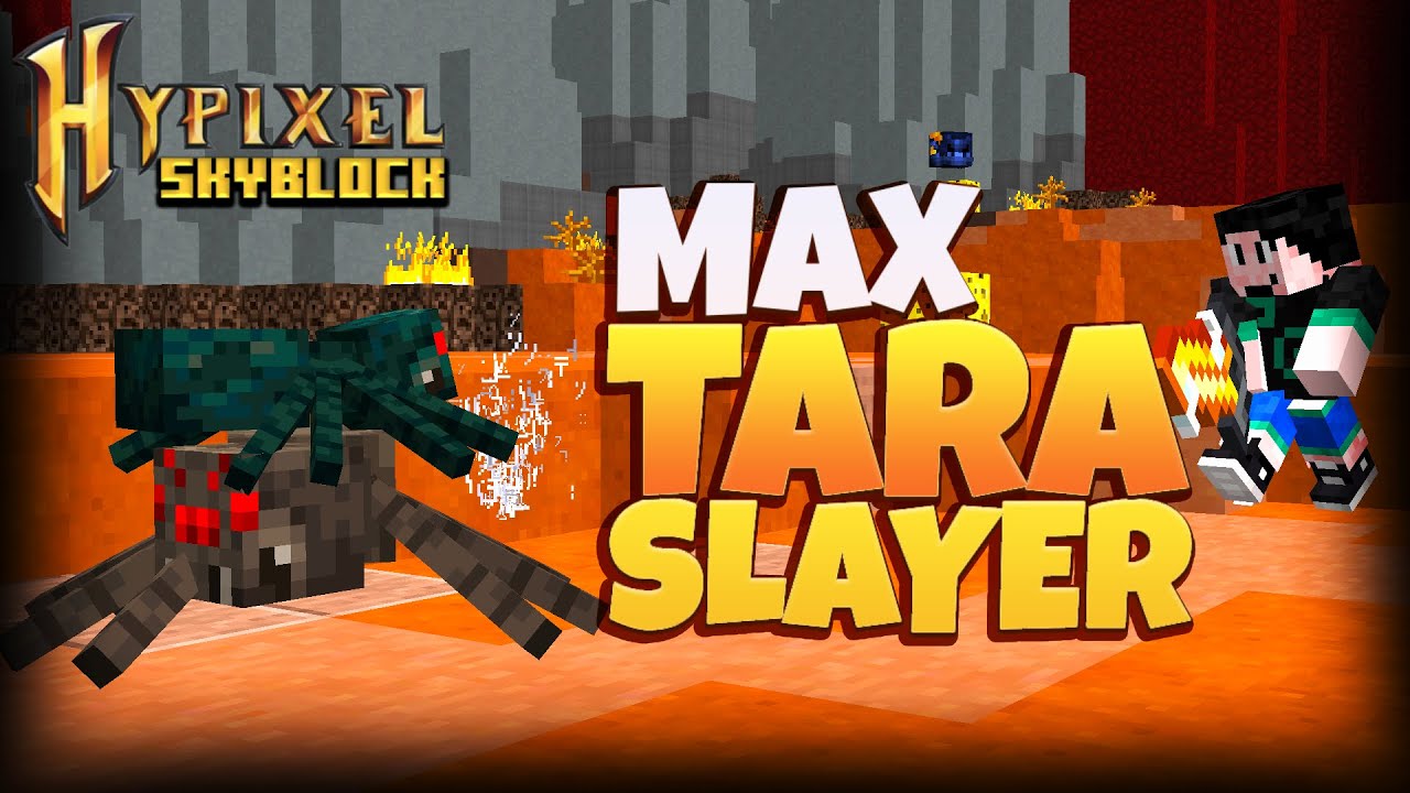 MAX Tarantula Slayer in Minecraft Hypixel Skyblock HINDI - YouTube