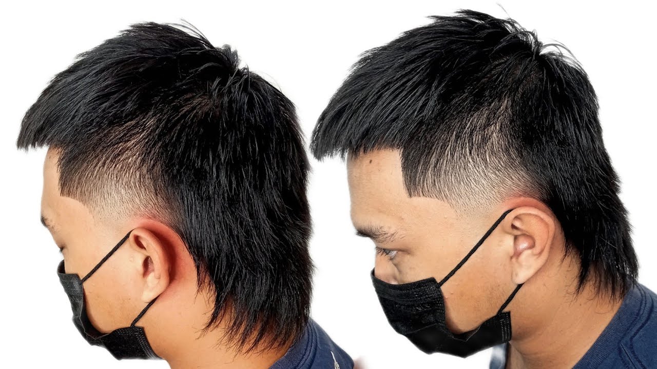How to cut Mullet croptop haircut (Tutorial)Step by step. - YouTube
