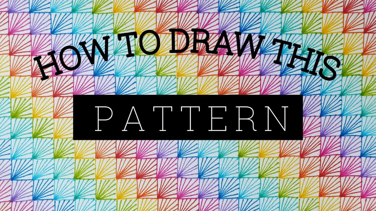 HOW TO DRAW PATTERNS || PART 2 || SATISFYING RAINBOW!! - YouTube