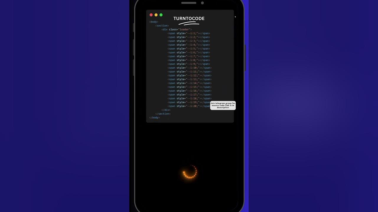 Amazing Loading Animation Using Html And Css Shortvideos Htmlcss Codinghacks Webdesign Youtube