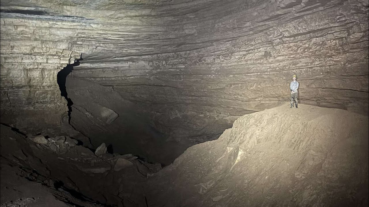 Largest Wild Cave Passage in Indiana! - YouTube