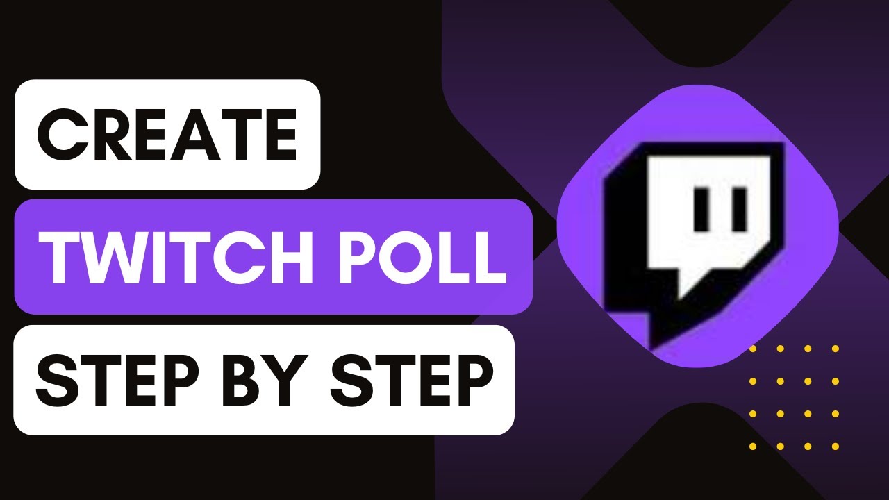 How To Create A Twitch Poll (2025) ! - YouTube