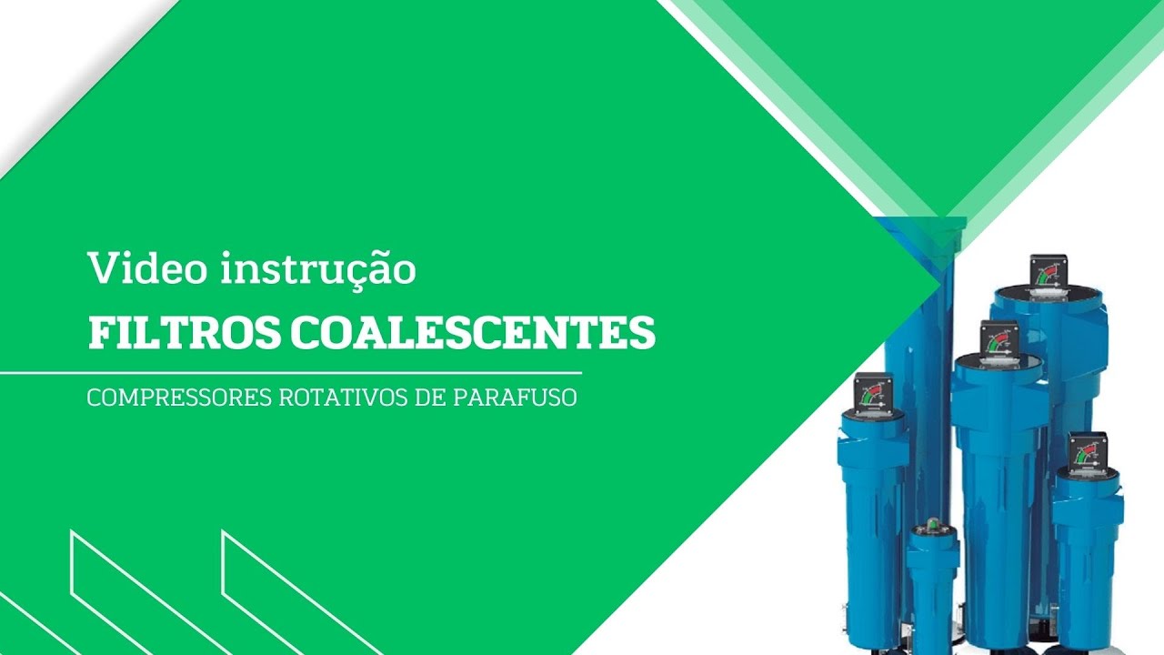 Filtros Coalescentes, Funcionamento e Manutenção - YouTube