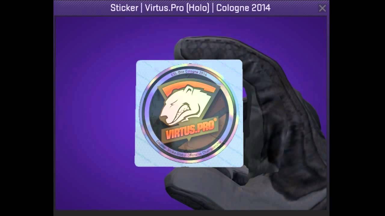Virtus.Pro Holo Sticker Cologne 2014 CSGO - YouTube