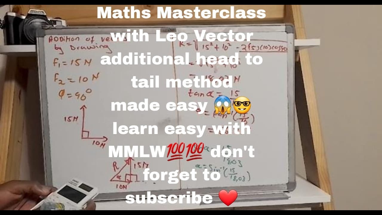 ADDITION OF VECTORS USIND DRAWING PROBLEM 2 - YouTube