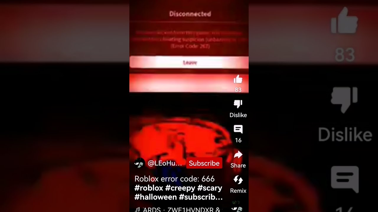 Roblox Error Code 666 YouTube Roblox Error Code 666 YouTube