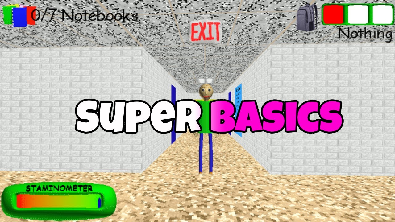 Baldi's Super Basics (Baldi Mod!) - YouTube