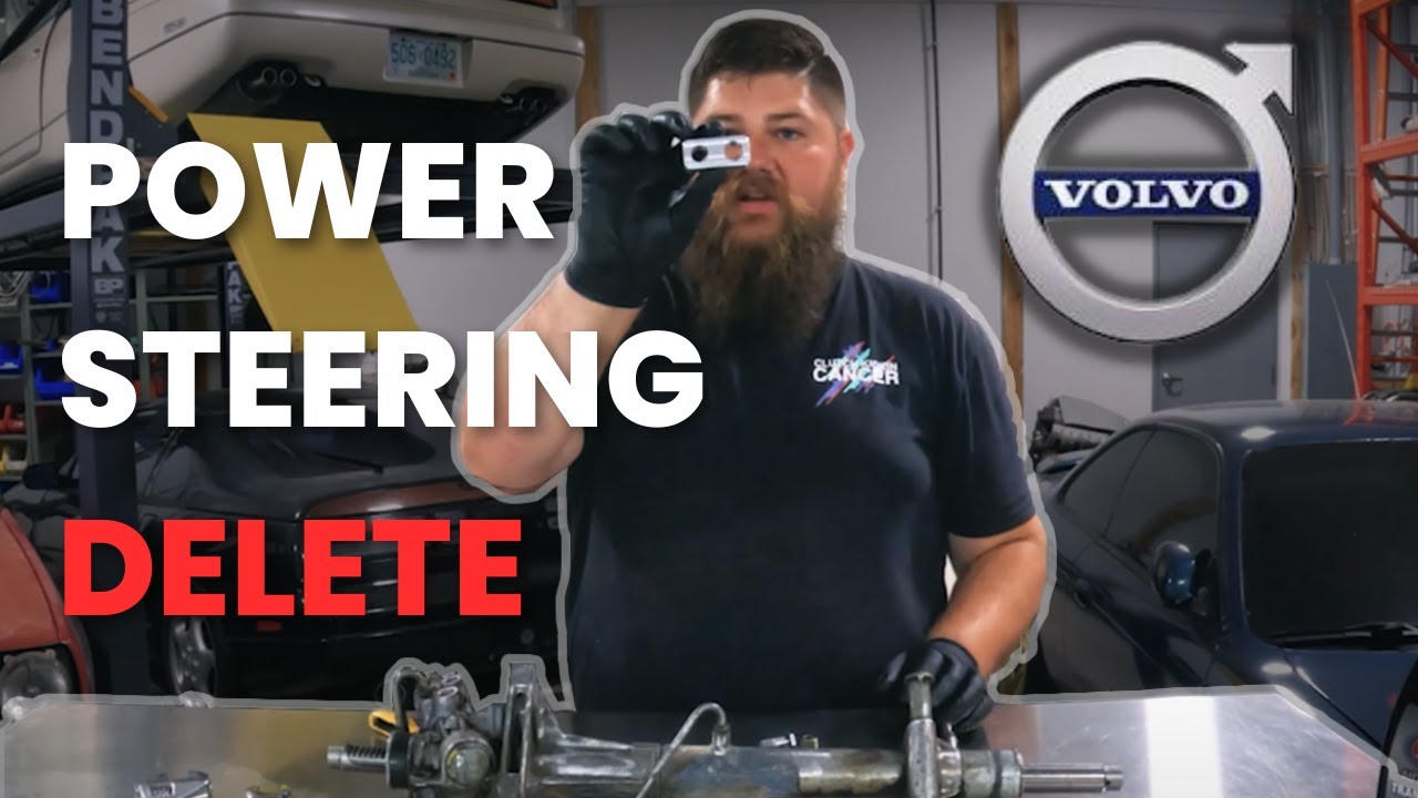 Volvo 200/700/900 Power Steering Delete Kit (@garagistic BMW E30/36/Z3 Block) | EVG Garages ...