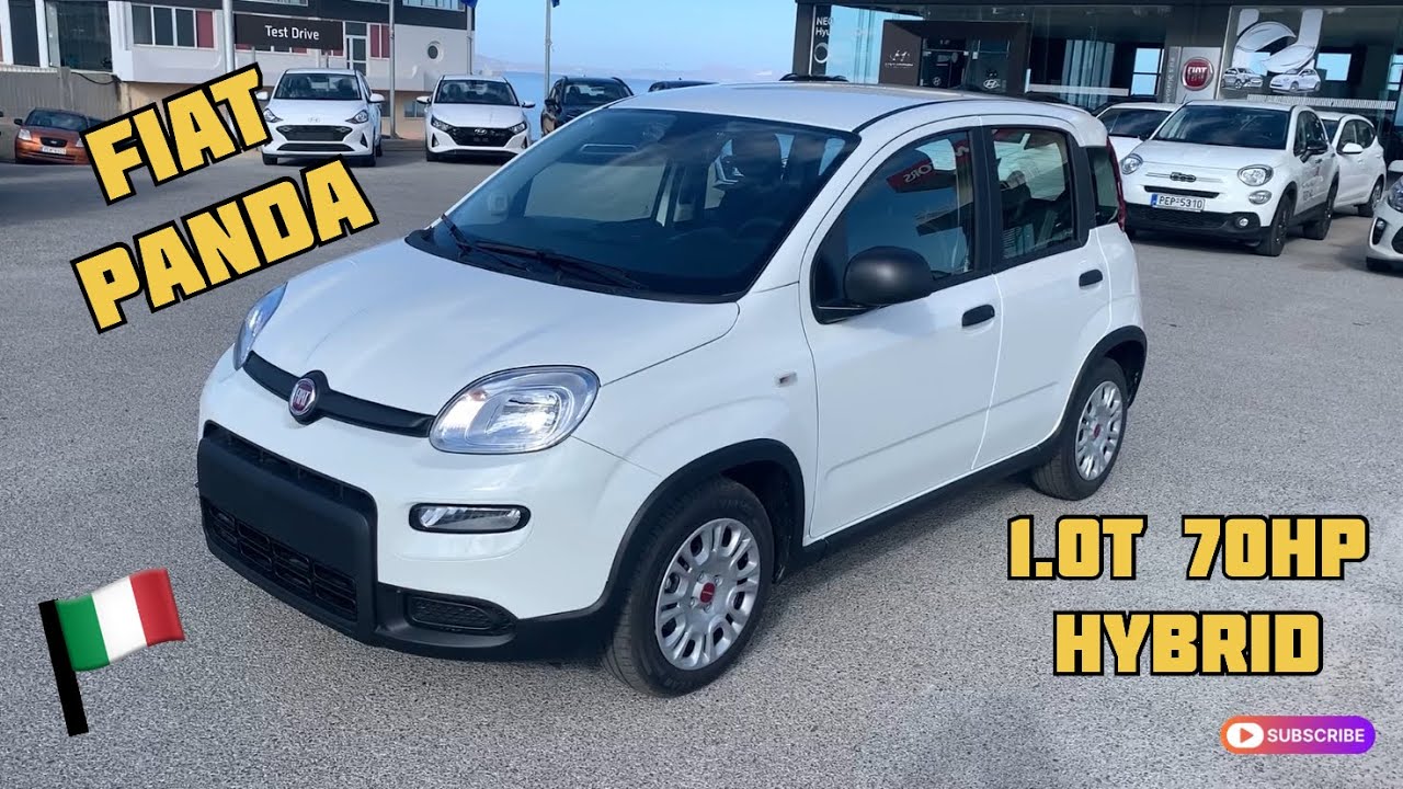 FIAT PANDA HYBRID 2023 (comfort & tech pack) REVIEW INTERIOR & EXTERIOR ...