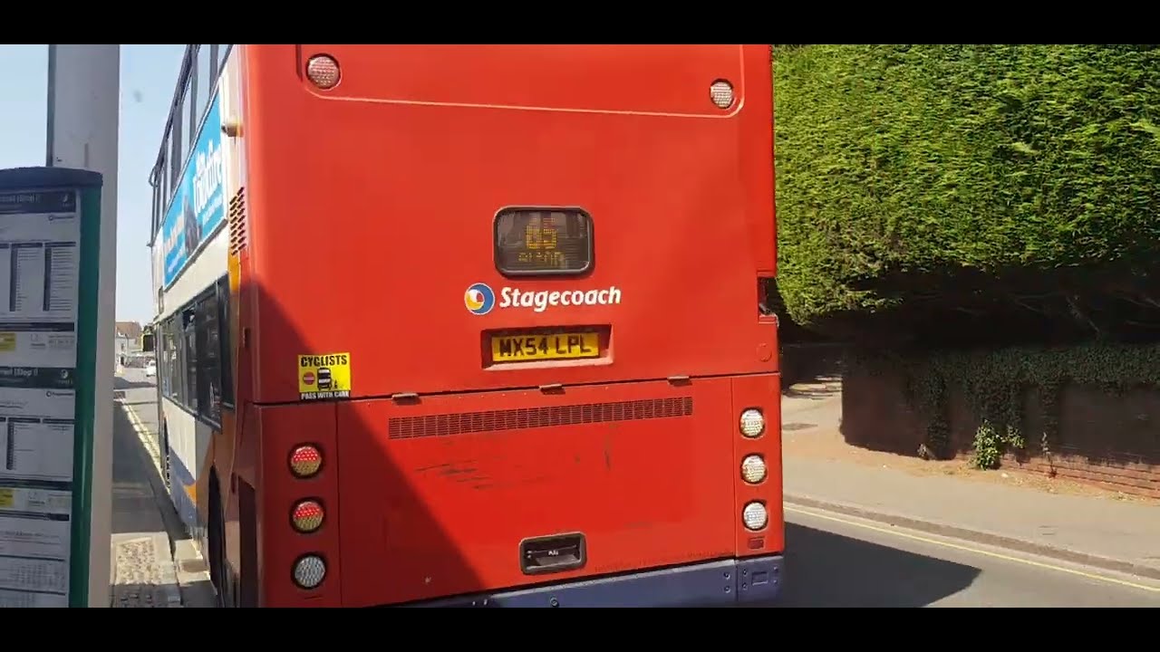 Here is the stagecoach bus 18185 on the number 65 in Farnham Saturday ...