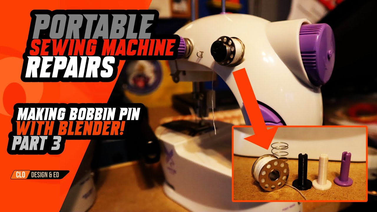 🧵 KPCB Sewing Machine Repair! Part 3. Making the bobbin pin ...