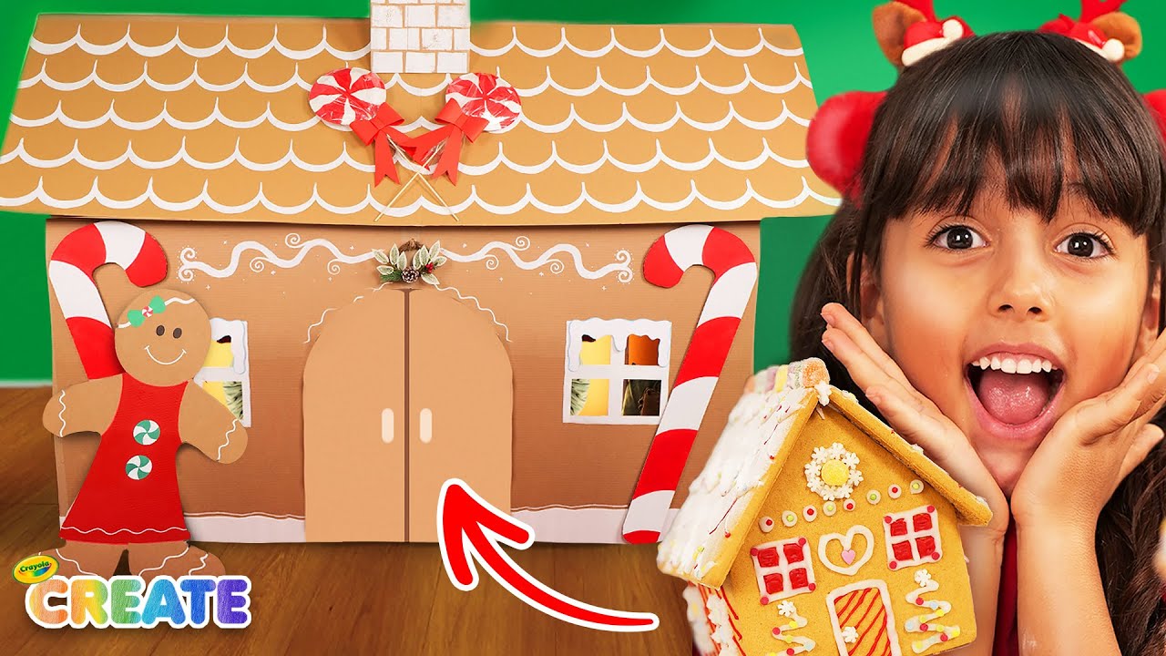 DIY Giant Gingerbread House for a Magical Holiday! - YouTube