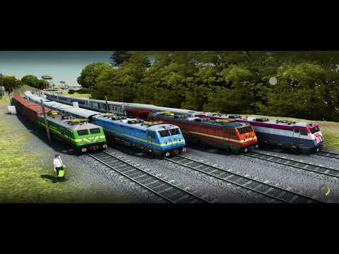 Ratlam jn to kharagpur jn Utkrisht ICF coach train simulator game 🎮🎮🎮🎮 ...