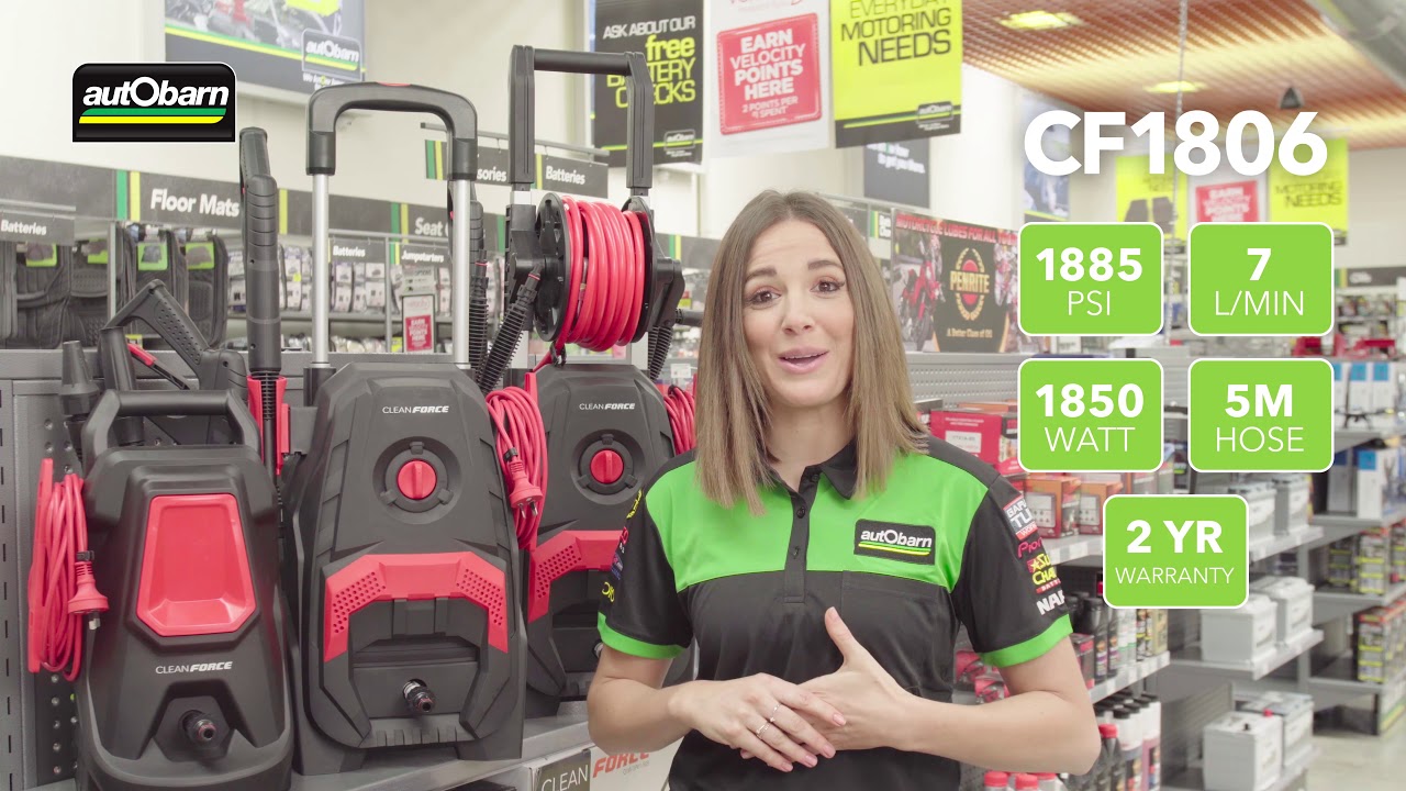 Autobarn - CleanForce Pressure Cleaners - YouTube