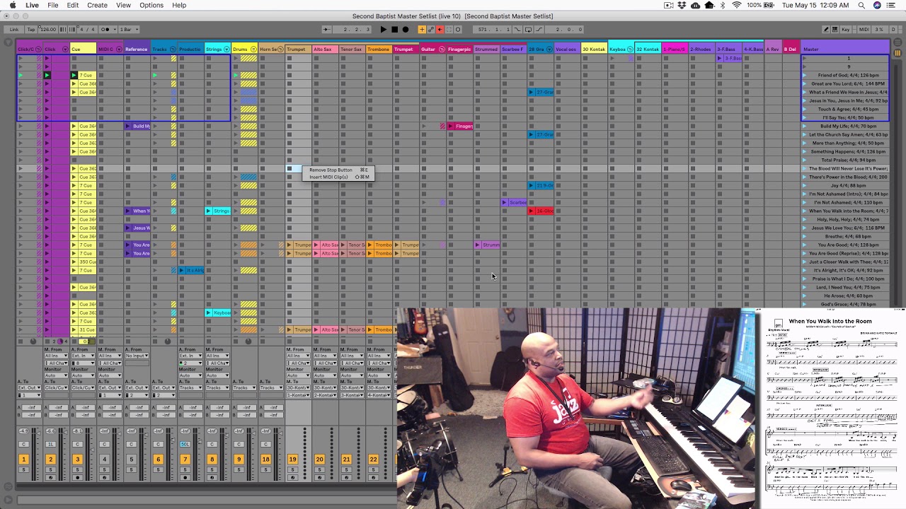 Live Show Setup with Ableton Live - YouTube