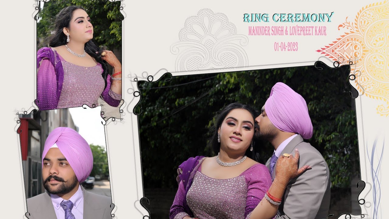 Best Ring 💍 Ceremony highlight Maninder & Lovepreet ♥️"KALER WEDDING ...