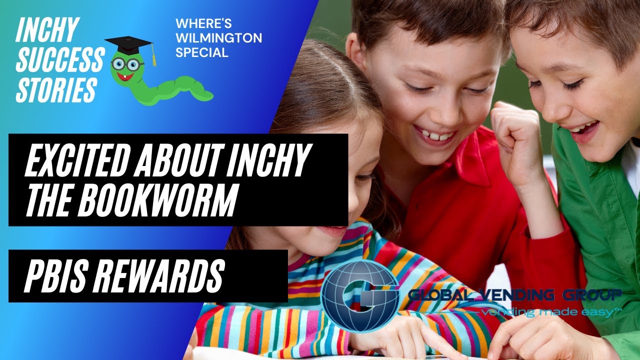 Excited About Inchy the Bookworm | PBIS Rewards | Global Vending Group ...