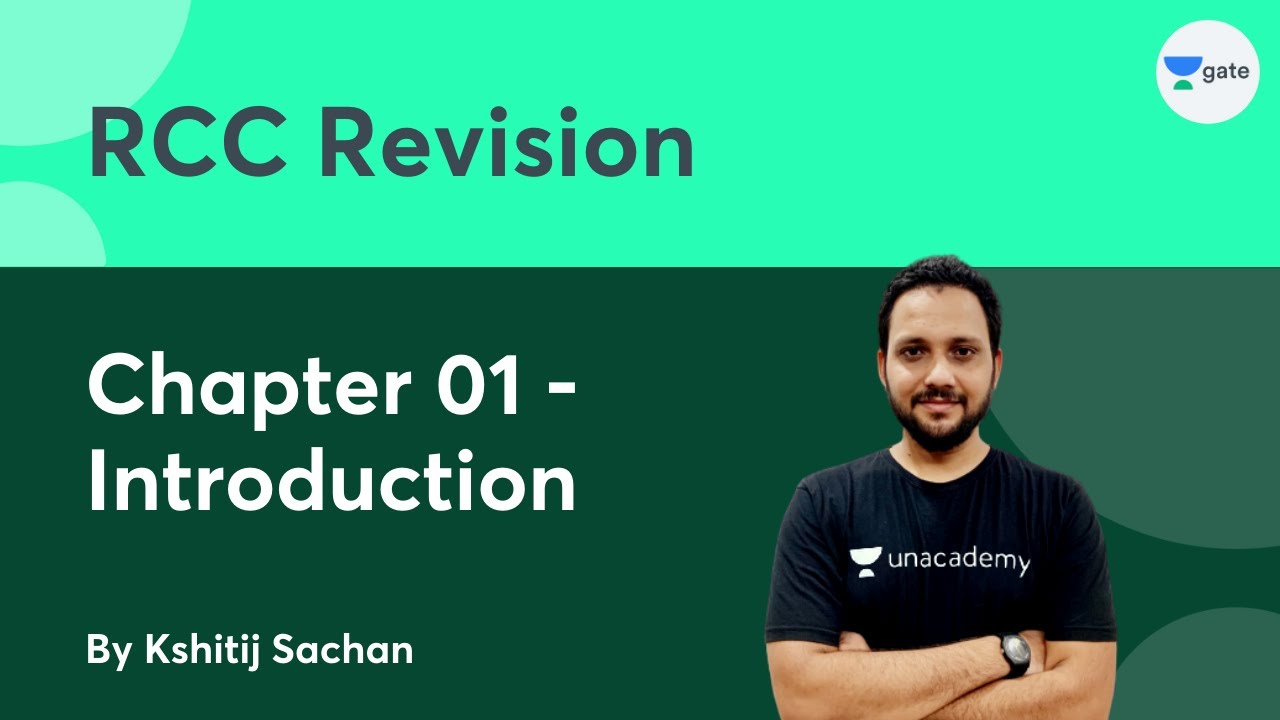 Chapter 01- Introduction | RCC Revision by Kshitij Sachan - YouTube