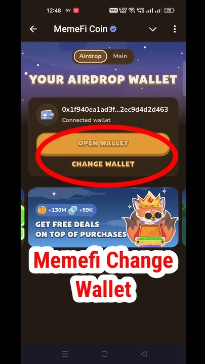 Memefi Airdrop Wallet Change | Memefi How To Change Your Wallet | Memefi Airdrop Big Update# ...