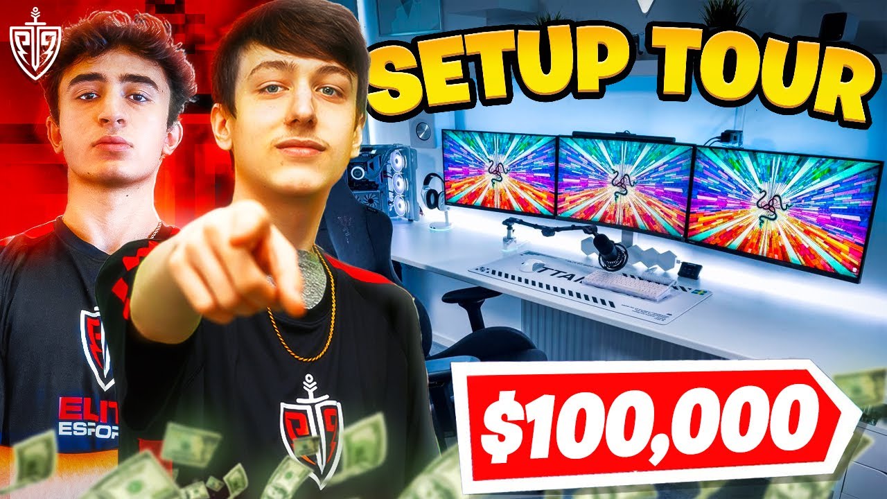 Elite Esports Gaming Setup Tour! (Ft. Pxlarized, Peterbot, Eomzo ...