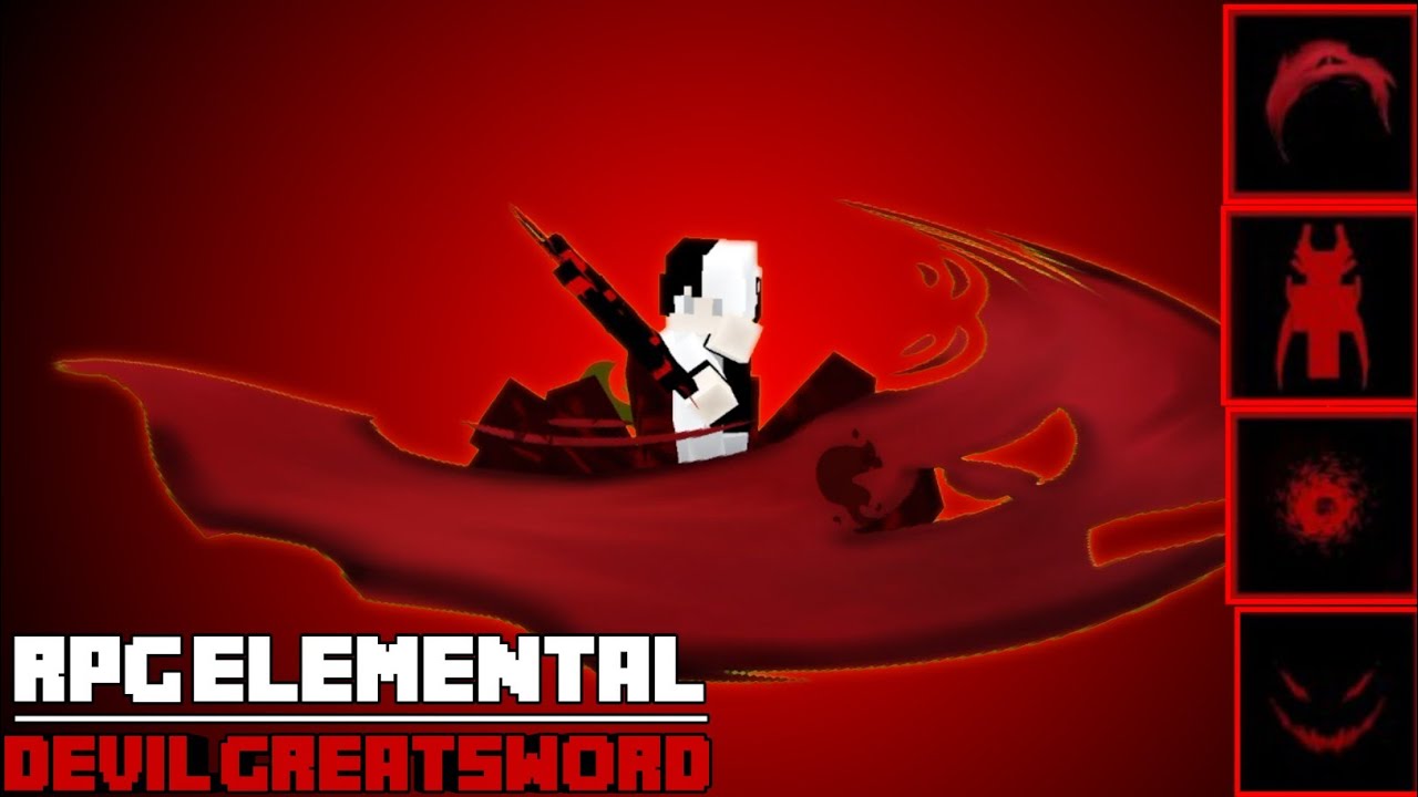 RPG Elemental Devil Greatsword Addon For Minecraft PE/Bedrock 1.20/1.21 ...