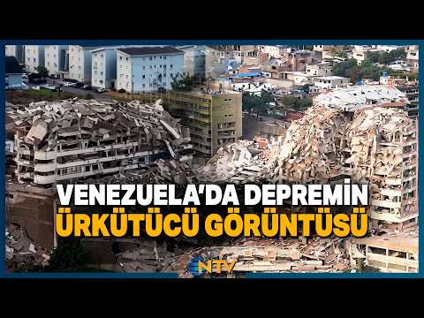 Venezuela'da Kurtarma Çalışmaları Sürerken Ölü Sayısı Artıyor! Yıkımın Etkisi Havadan Görüntülendi