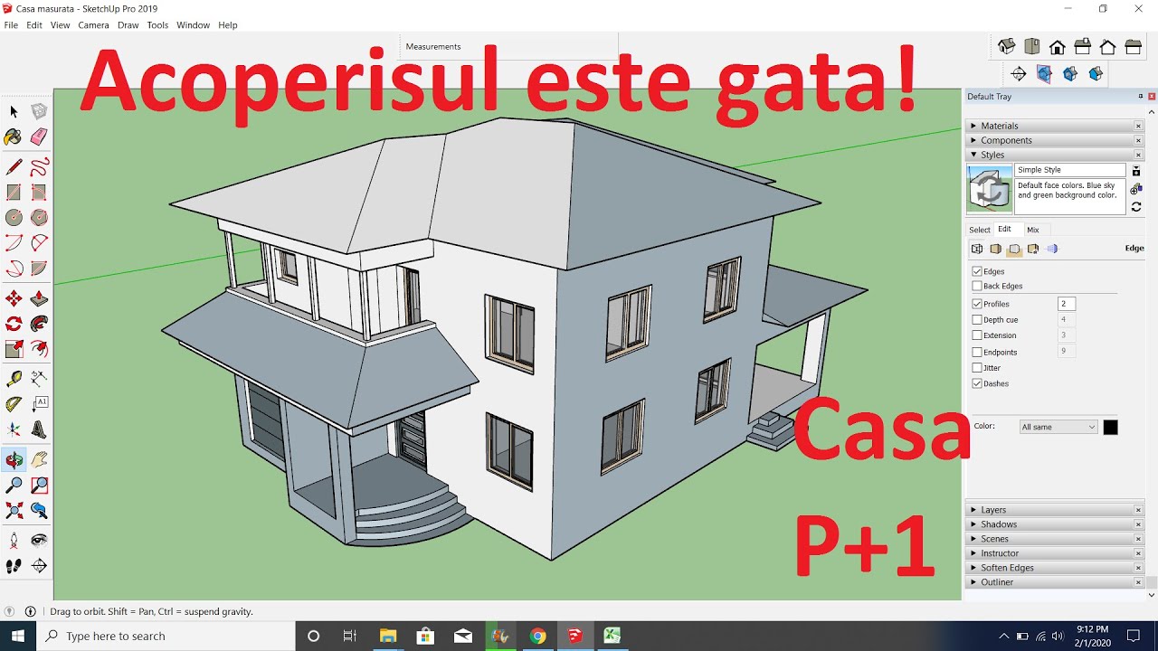 Planul casei P+1 Ep6 - Acoperisul Casei - YouTube