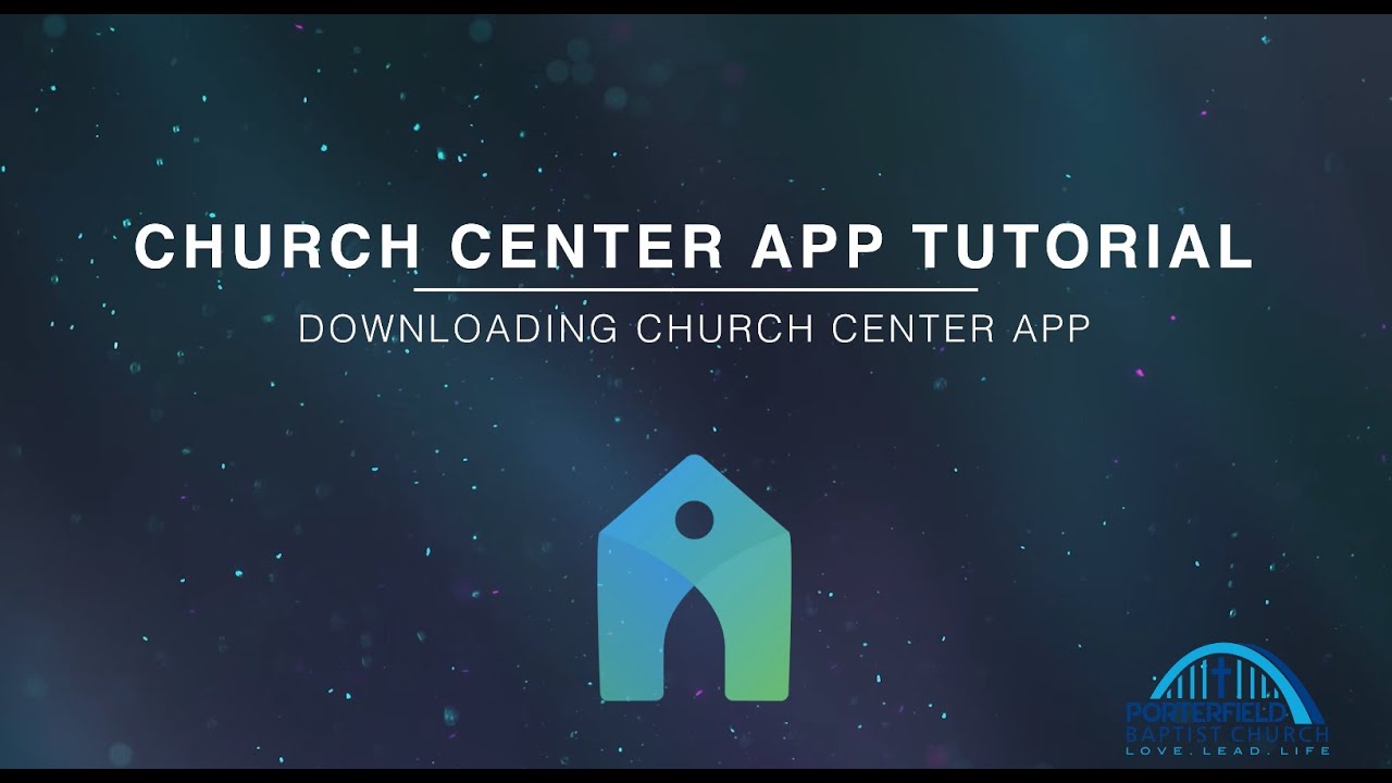 How to download and setup the Church Center App - YouTube