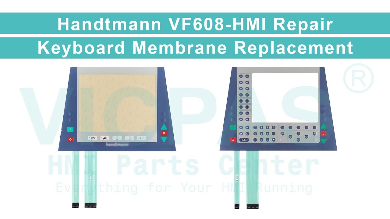 Handtmann VF608-HMI Membrane Keyboard Replacement - YouTube