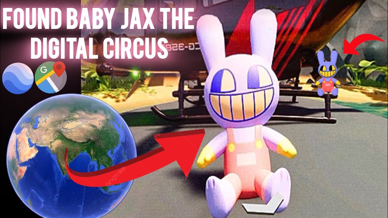 I found baby Jax the digital Circus 🎪 on#googleearth #thedigitalcircus ...