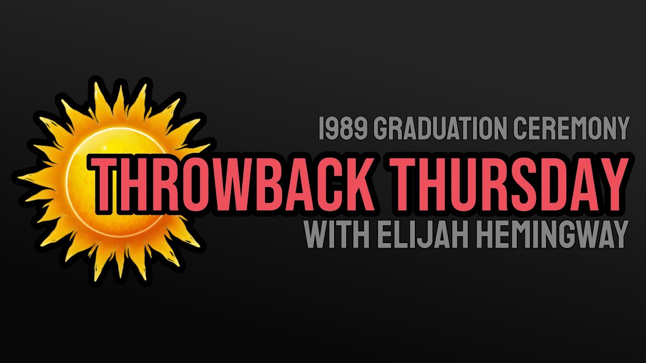 Throwback Thursday #10: 1989 Graduation Ceremony - YouTube
