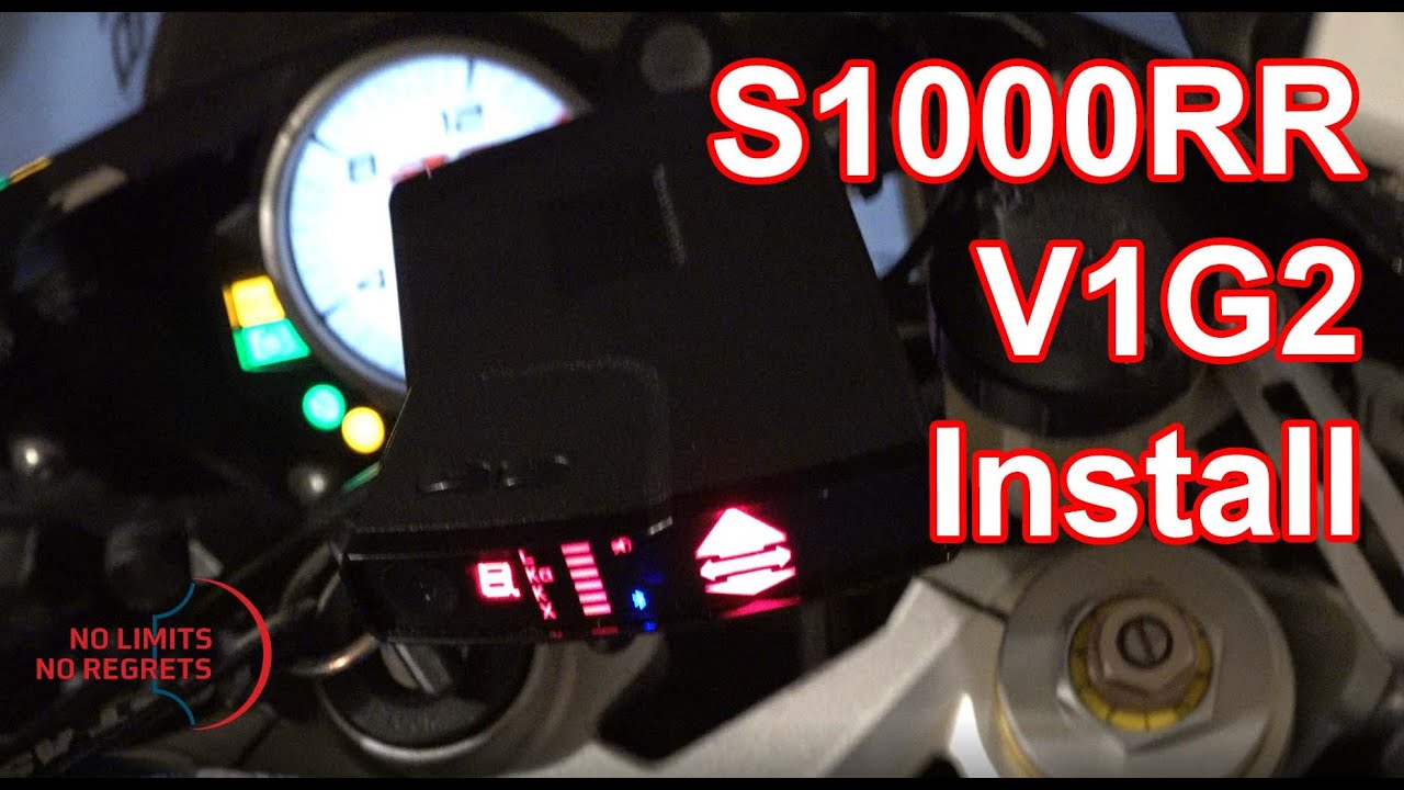 VALENTINE ONE Motorcycle Radar Detector G2 BMW S1000RR Install Made ...