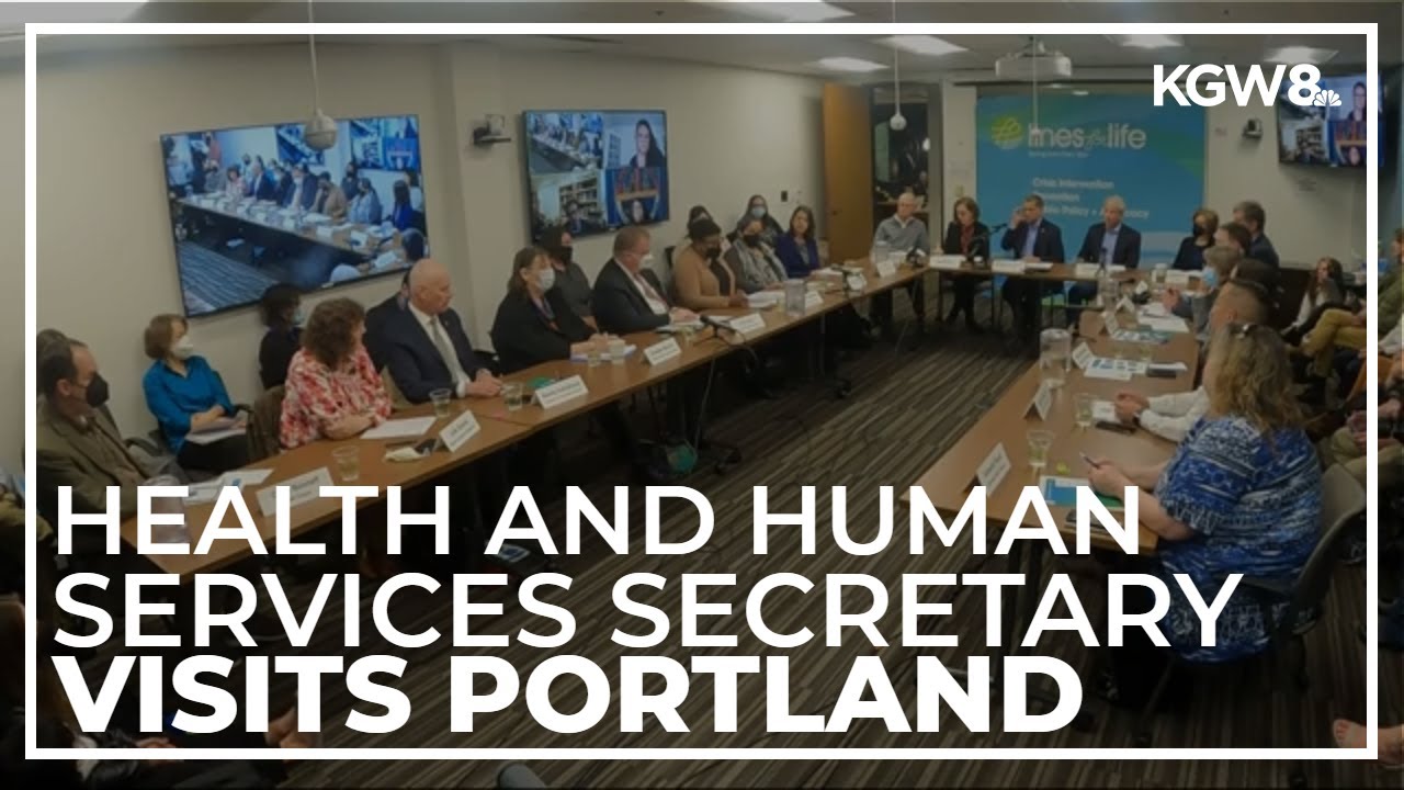 US Health and Human Services Secretary visits Portland to discuss ...