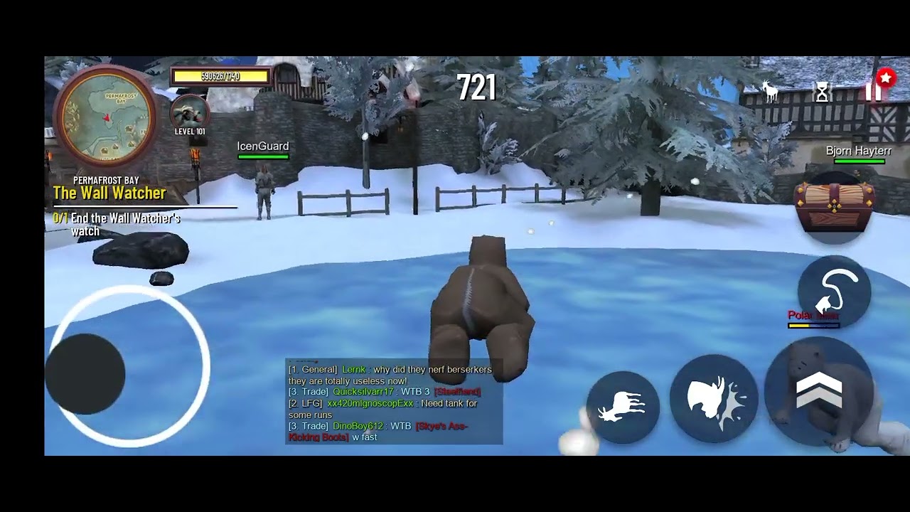 Bear VS Polar Bear In Goat Simulator MMO Christmas - YouTube