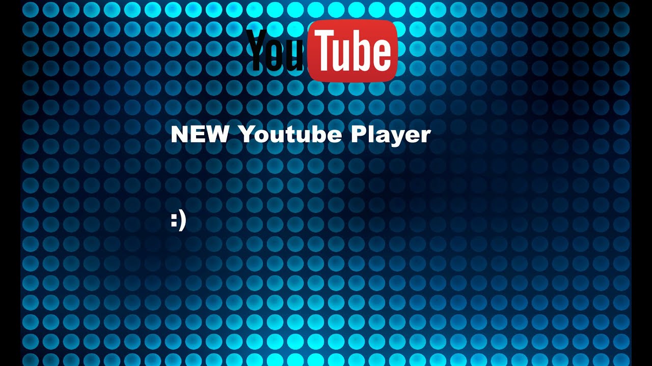 The New Youtube player looks very nice :D - YouTube