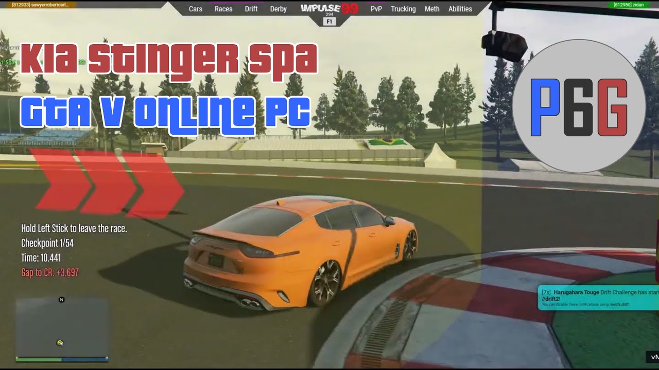 048 - A Lap Around Spa in a Kia Stinger GT - FiveM - YouTube