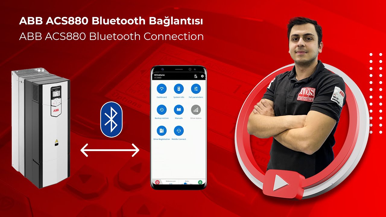 ABB ACS880 Sürücülerde Bluetooth Bağlantısı Nasıl Yapılır? (ABB ACS880 ...